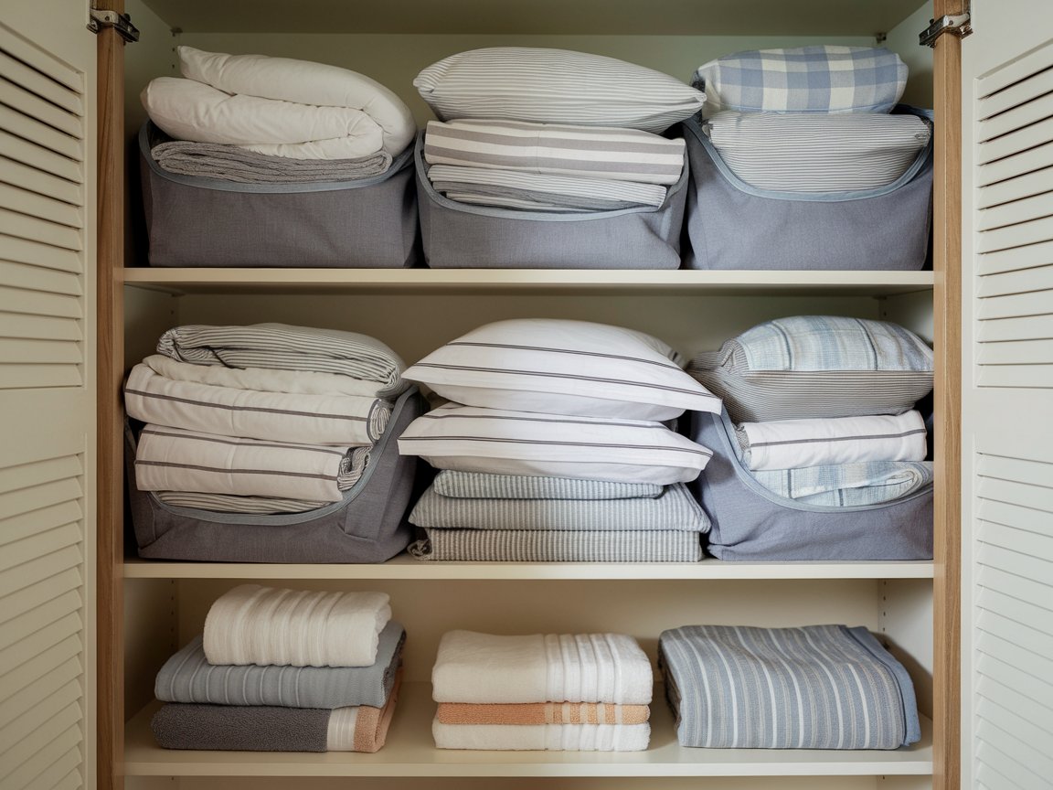 21 Smart Linen Closet Organization Ideas for Hallways, Walk-In Closets ...