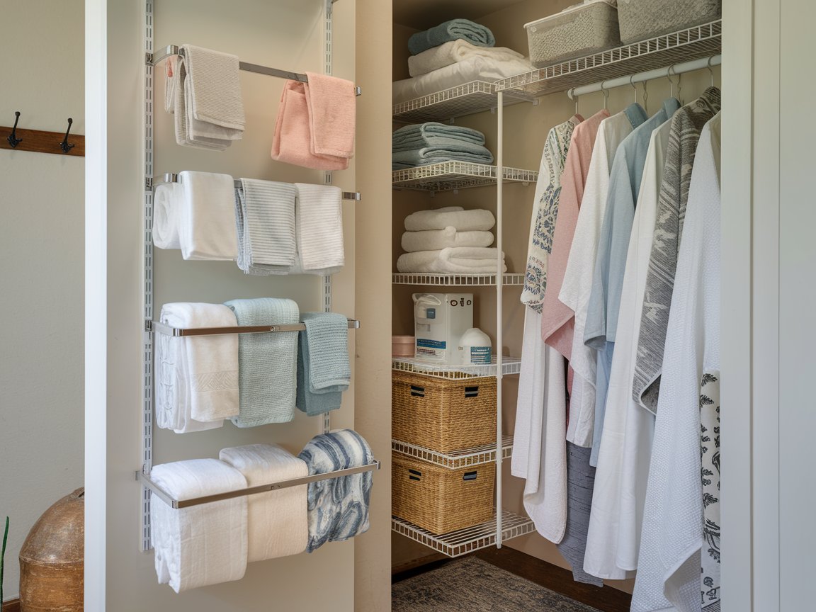 21 Smart Linen Closet Organization Ideas for Hallways, Walk-In Closets ...