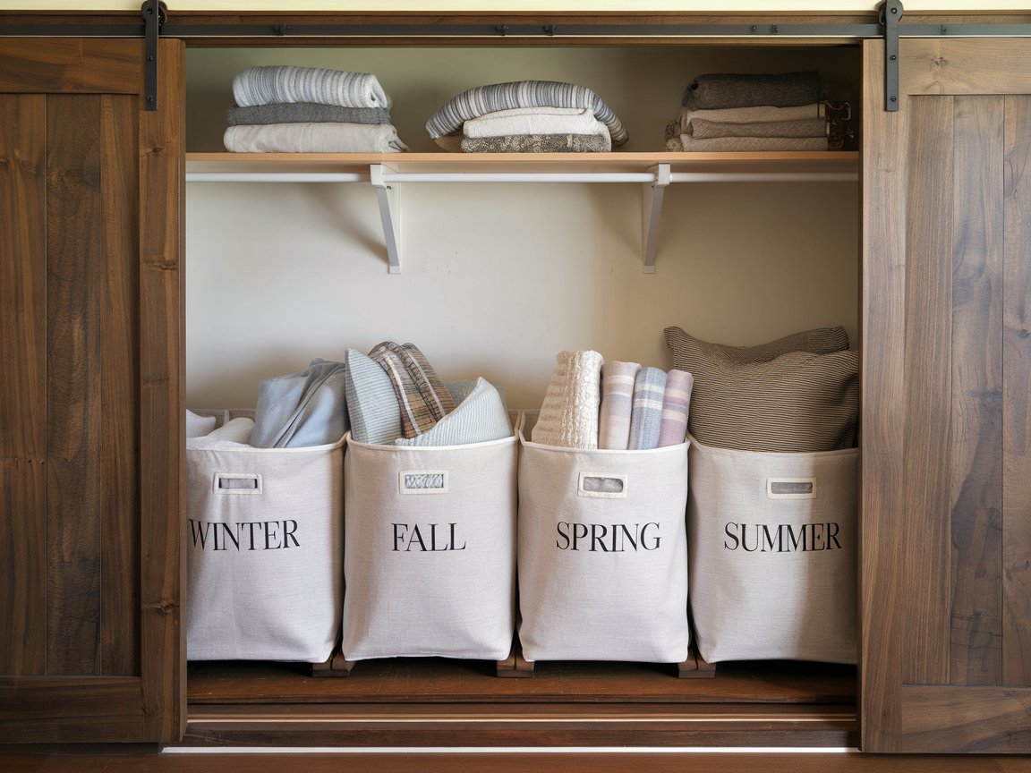 21 Smart Linen Closet Organization Ideas for Hallways, Walk-In Closets ...