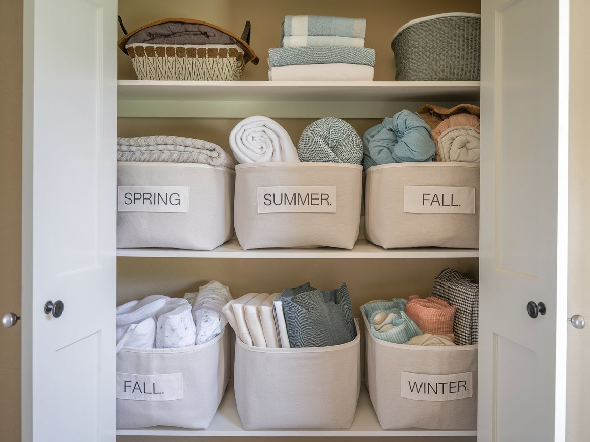 21 Smart Linen Closet Organization Ideas for Hallways, Walk-In Closets ...