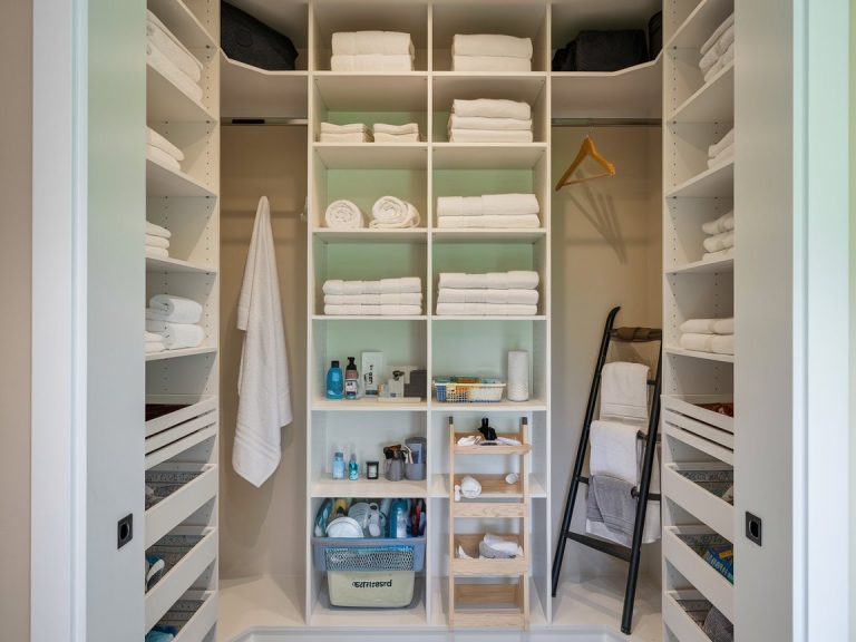 21 Smart Linen Closet Organization Ideas for Hallways, Walk-In Closets ...