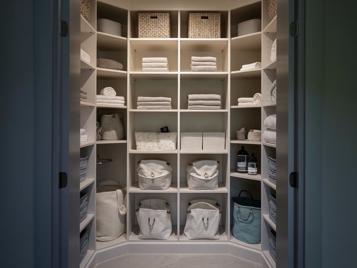 21 Smart Linen Closet Organization Ideas for Hallways, Walk-In Closets ...