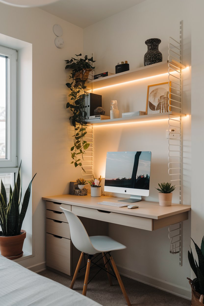 Home Office in Bedroom 2025: 44 Smart & Stylish Ideas for a Cozy ...