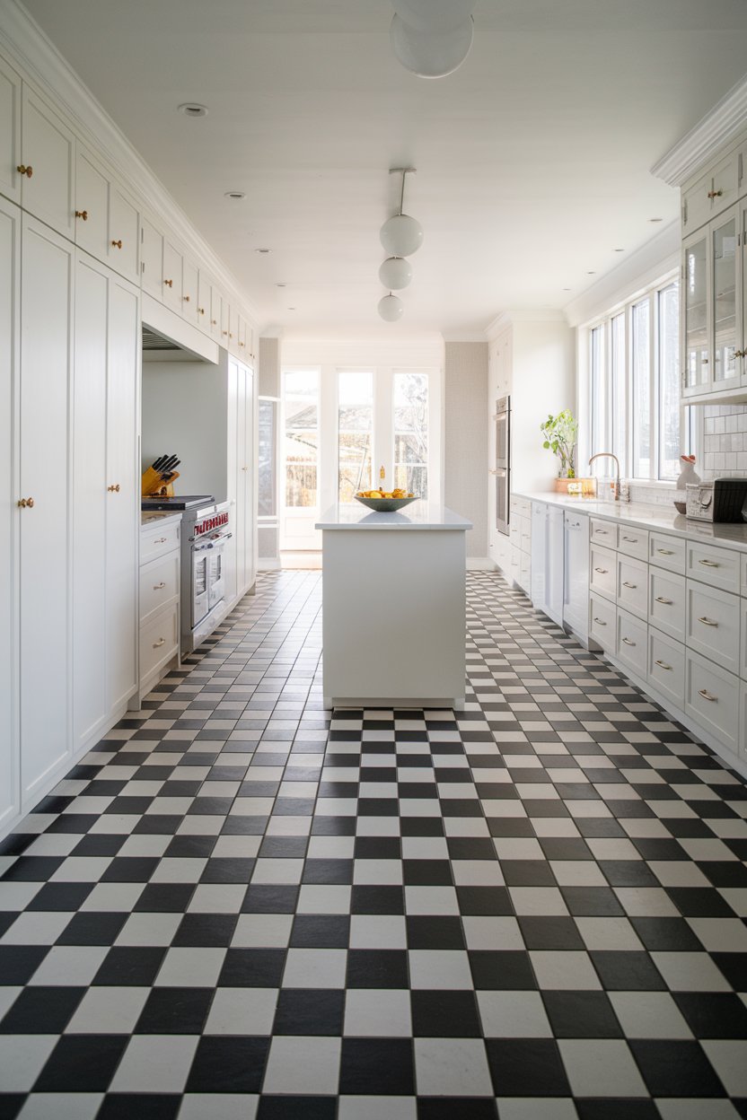 Kitchen Floor Ideas 2025: 48 Stunning Trends – Vinyl, Wood, Marble ...