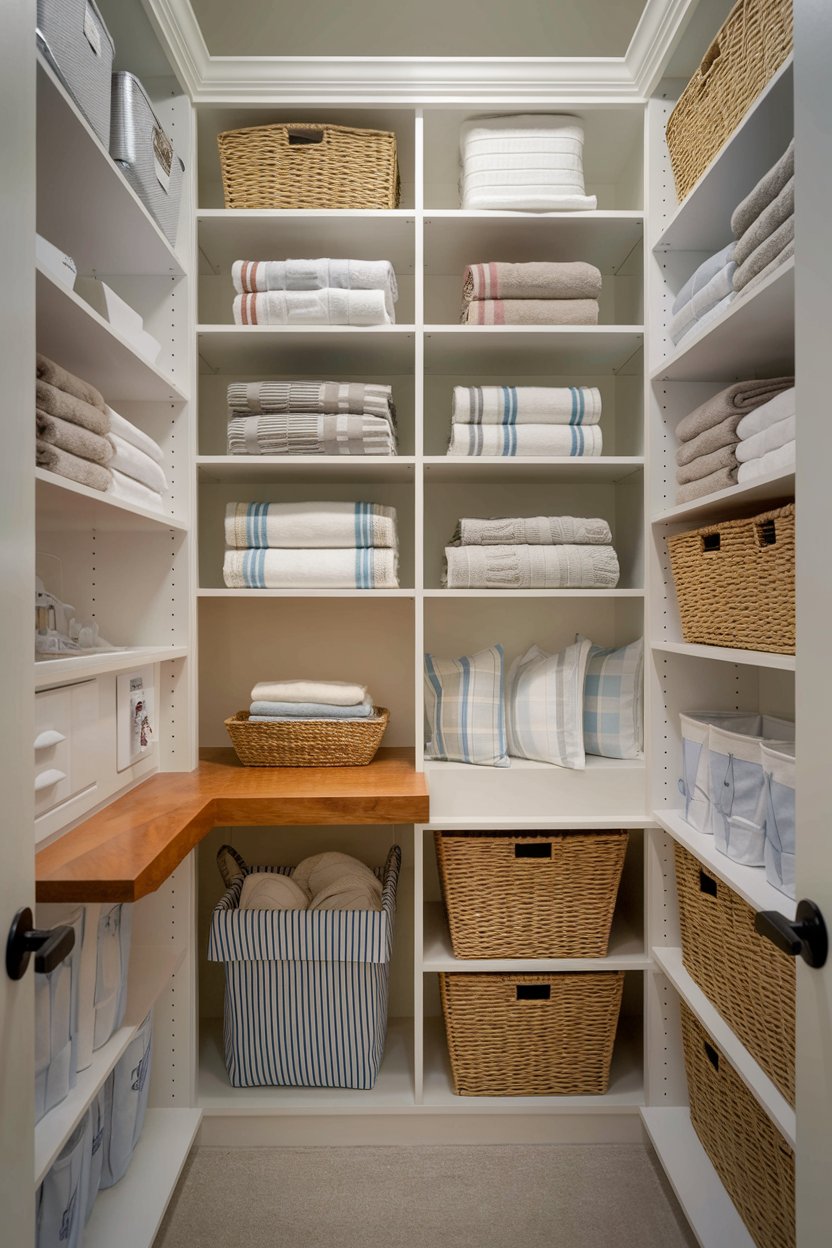 Large Linen Closet Organization 2025: 45 Smart Storage Ideas for Walk ...