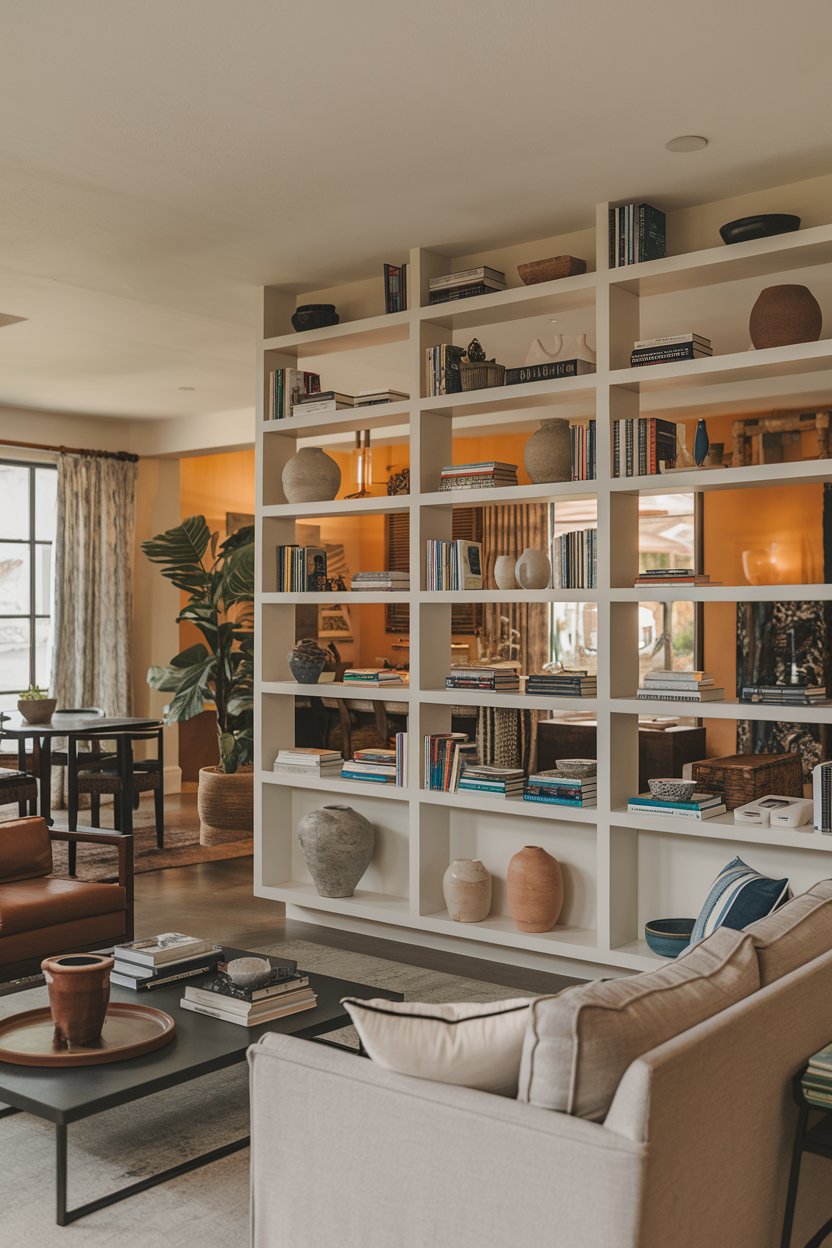 23 Innovative Living Room Shelf Ideas for 2025 | Stylish and Functional ...