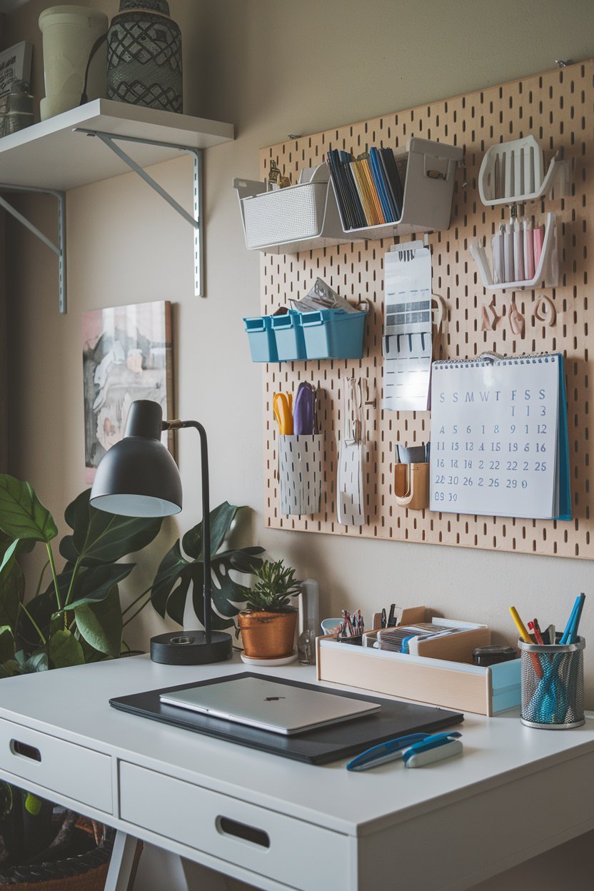 How to Organize a Home Office in 2025: 44 Smart Ideas for Space ...