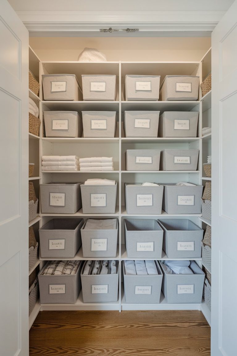 Large Linen Closet Organization 2025: 45 Smart Storage Ideas for Walk ...
