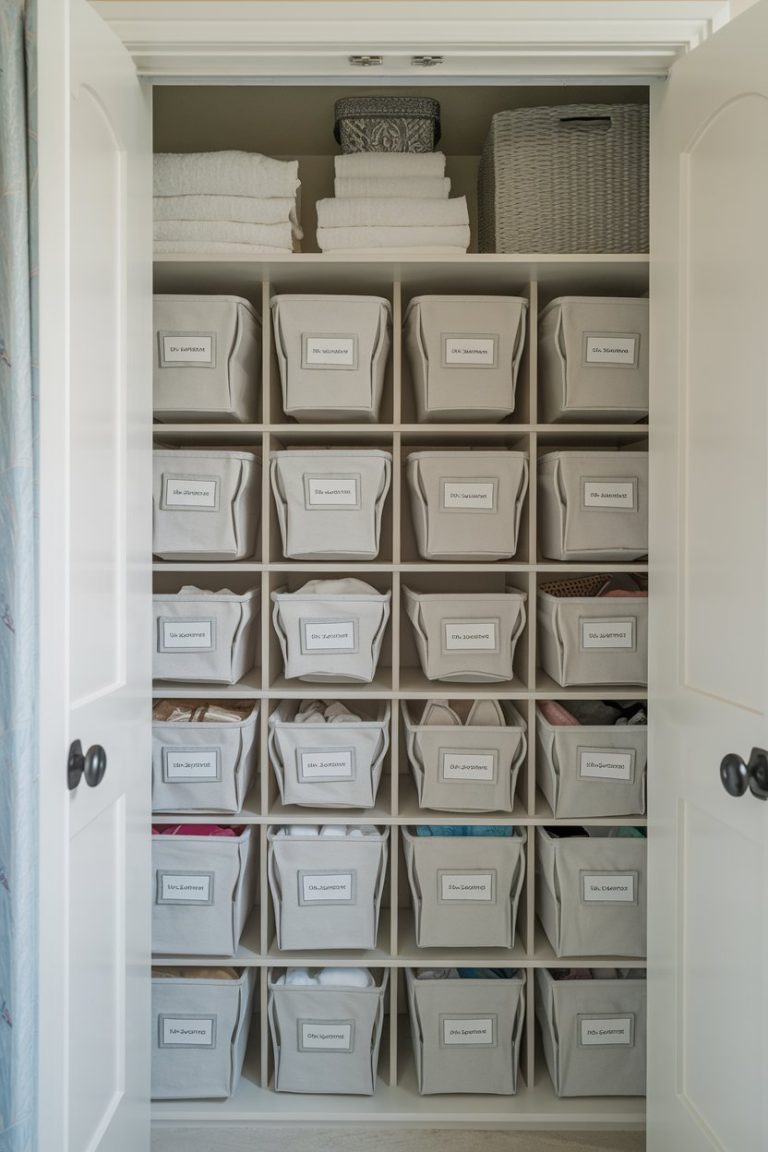 Large Linen Closet Organization 2025: 45 Smart Storage Ideas for Walk ...