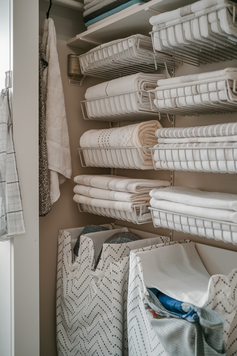 Small Linen Closet Organization 2025: 44 Genius Storage Ideas & Hacks ...