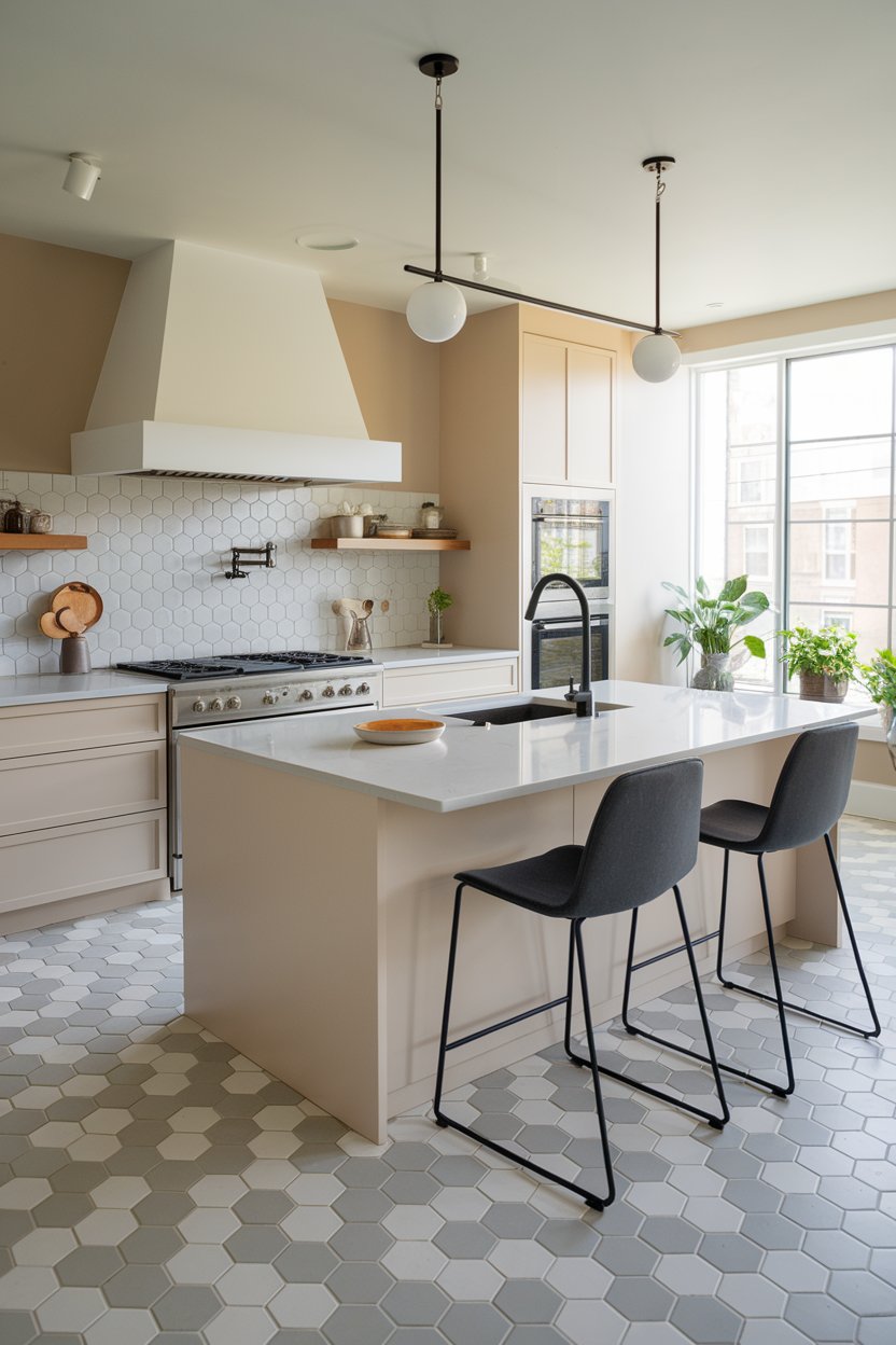 Kitchen Floor Ideas 2025: 48 Stunning Trends – Vinyl, Wood, Marble ...