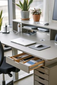 How to Organize a Home Office in 2025: 44 Smart Ideas for Space ...