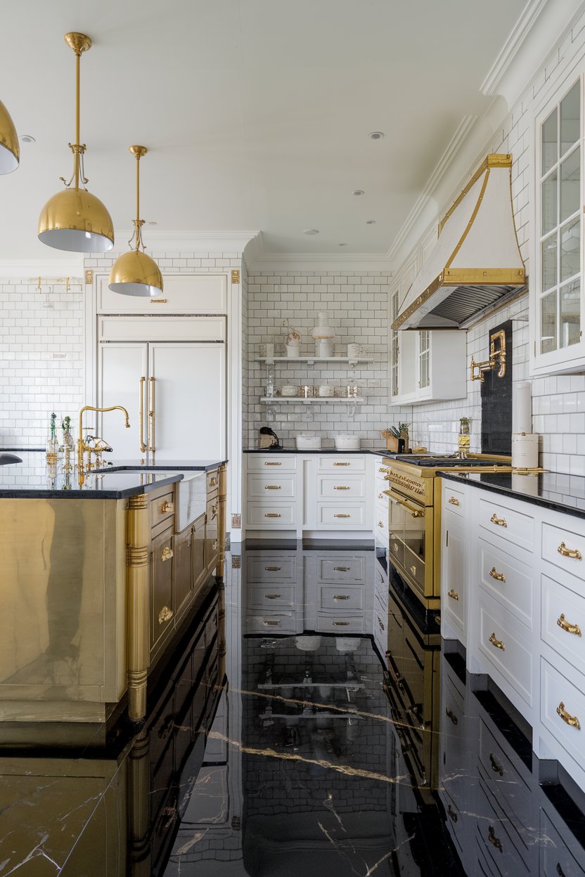 Kitchen Floor Ideas 2025: 48 Stunning Trends – Vinyl, Wood, Marble ...