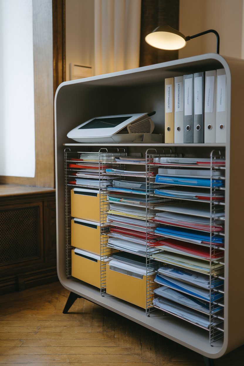 How to Organize a Home Office in 2025: 44 Smart Ideas for Space ...