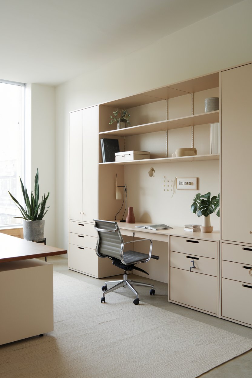 How to Organize a Home Office in 2025: 44 Smart Ideas for Space ...