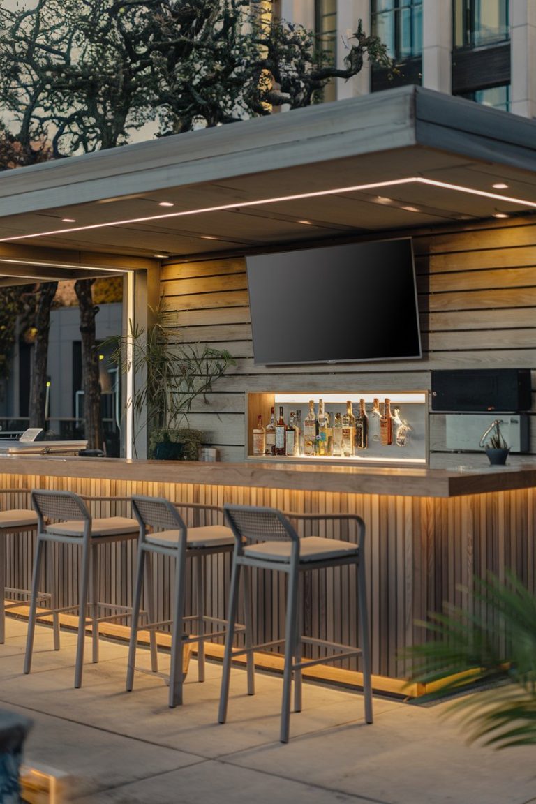 Top 43 Outdoor Patio Bar Ideas for 2025: Modern Designs, Entertaining ...