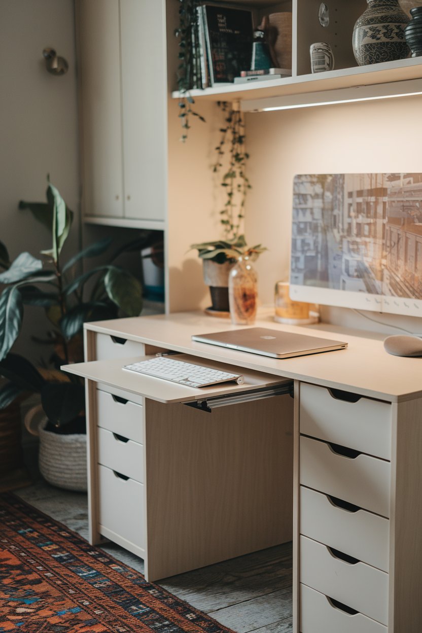 How to Organize a Home Office in 2025: 44 Smart Ideas for Space ...