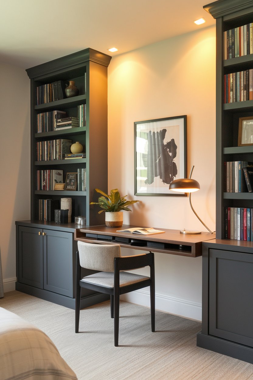 Home Office in Bedroom 2025: 44 Smart & Stylish Ideas for a Cozy ...