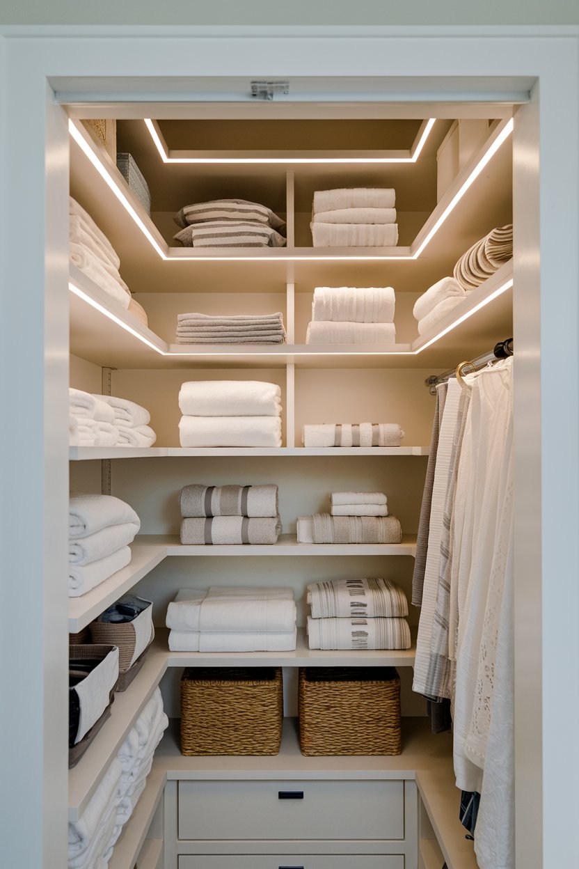 Large Linen Closet Organization 2025: 45 Smart Storage Ideas for Walk ...
