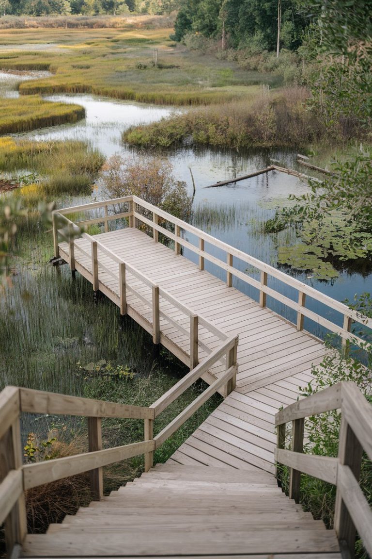 43 Unique Wooden Walkway Ideas for Your Garden, Backyard, and Outdoor ...