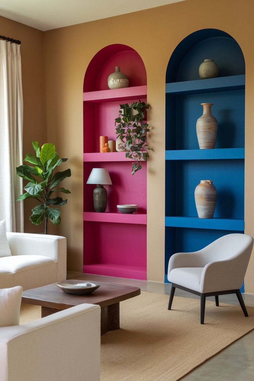 23 Innovative Living Room Shelf Ideas for 2025 | Stylish and Functional ...