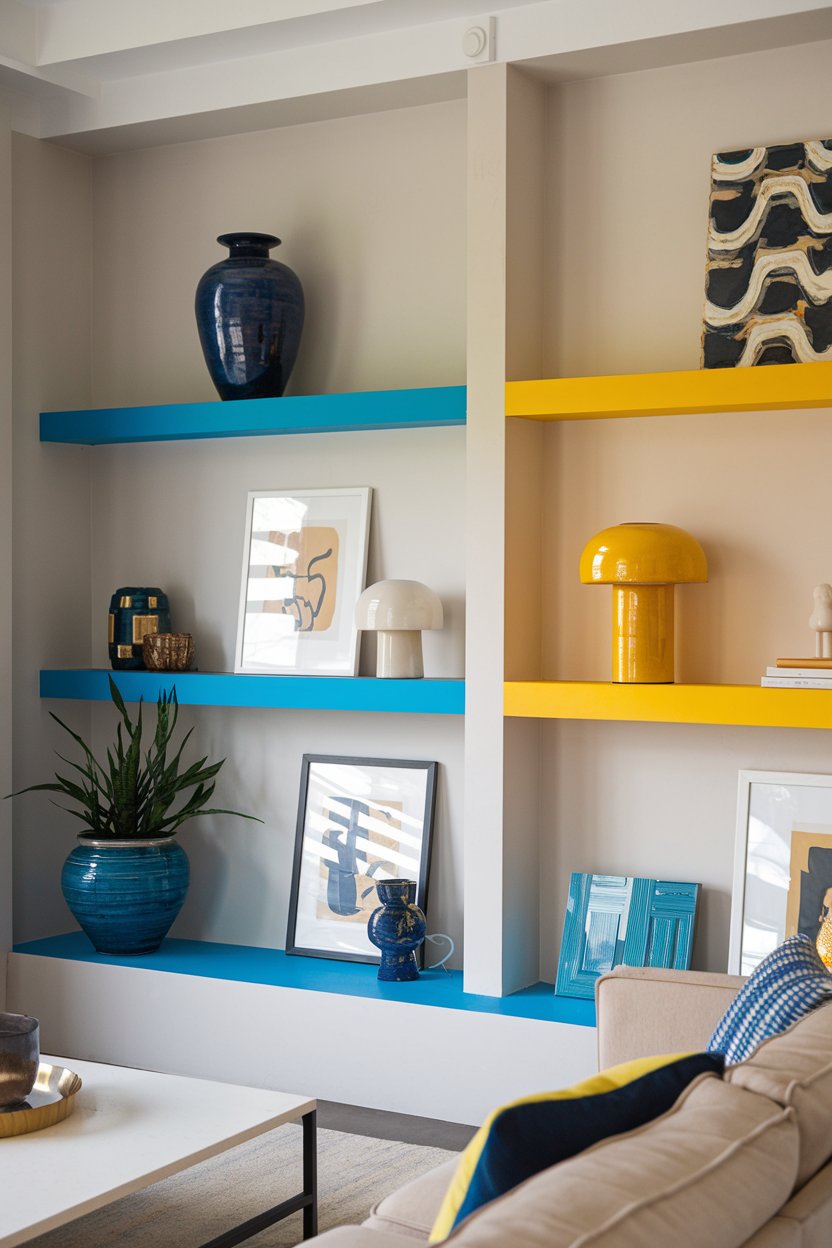 23 Innovative Living Room Shelf Ideas for 2025 | Stylish and Functional ...