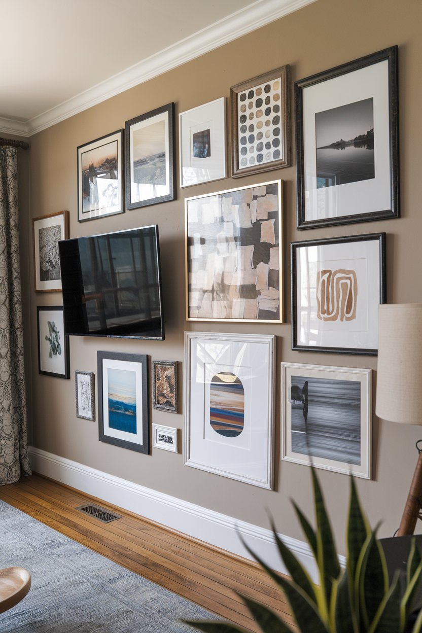 Top 39 Gallery Wall Ideas 2025 – Creative & Unique Designs for Living ...