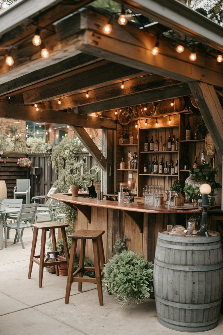 39 Outdoor Bar Ideas 2025 – DIY, Rustic, Modern, Budget-Friendly ...