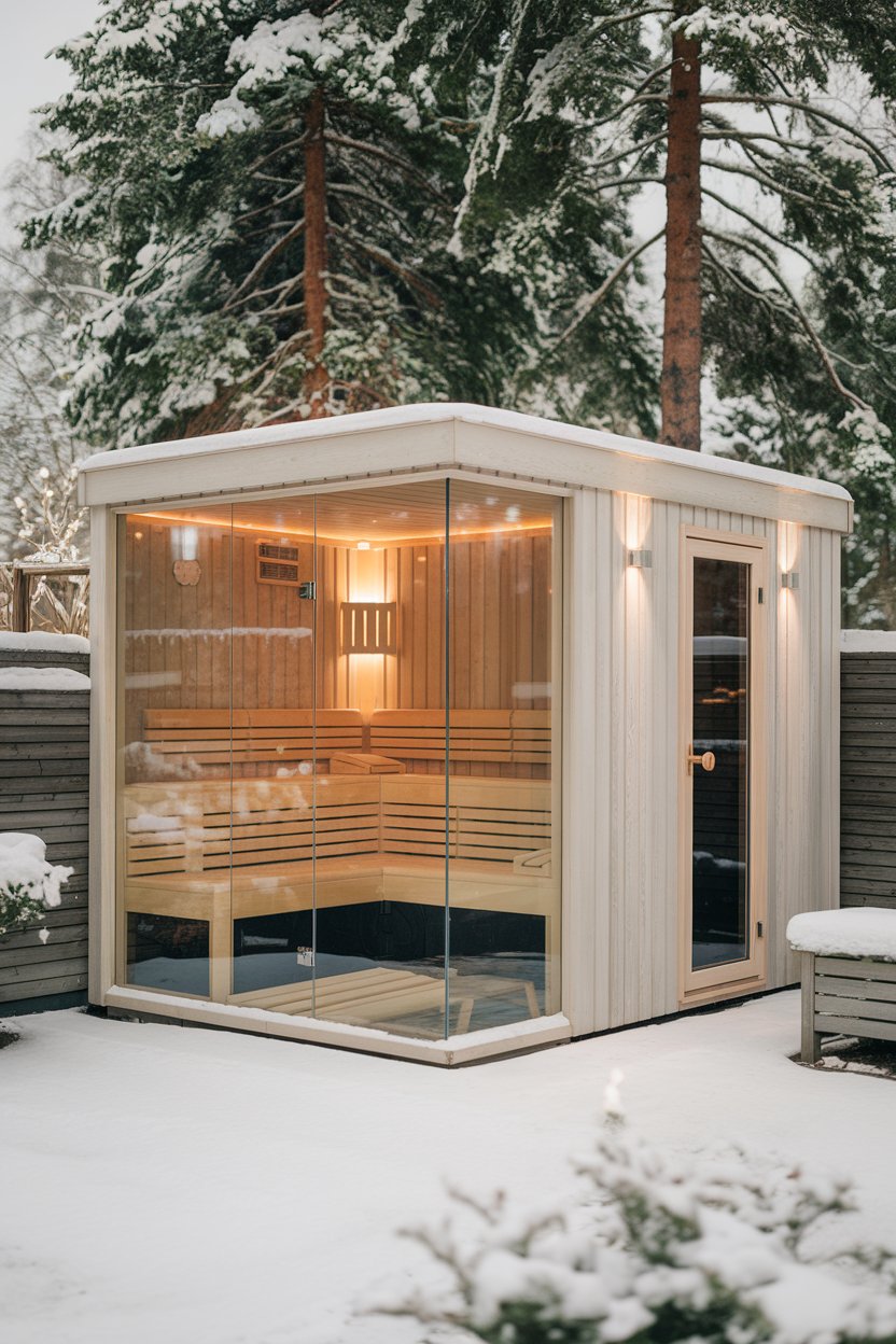 Outdoor Sauna Ideas 2025: 43 Stunning Designs for Backyards Modern ...