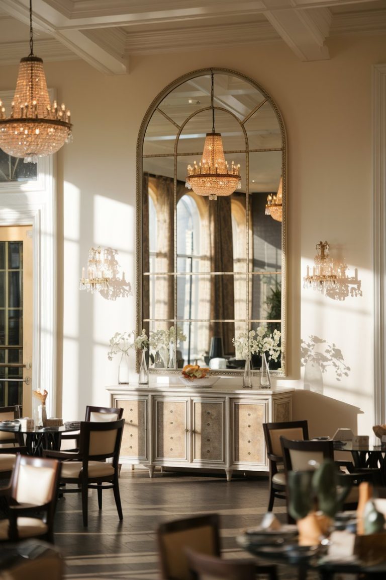 43 Creative Ideas for Decorating with Mirrors in Your Dining Room ...