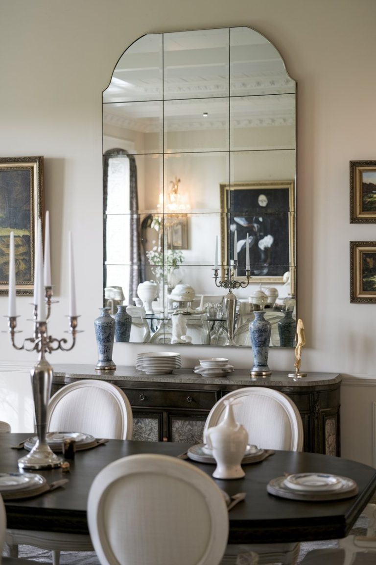 43 Creative Ideas for Decorating with Mirrors in Your Dining Room ...