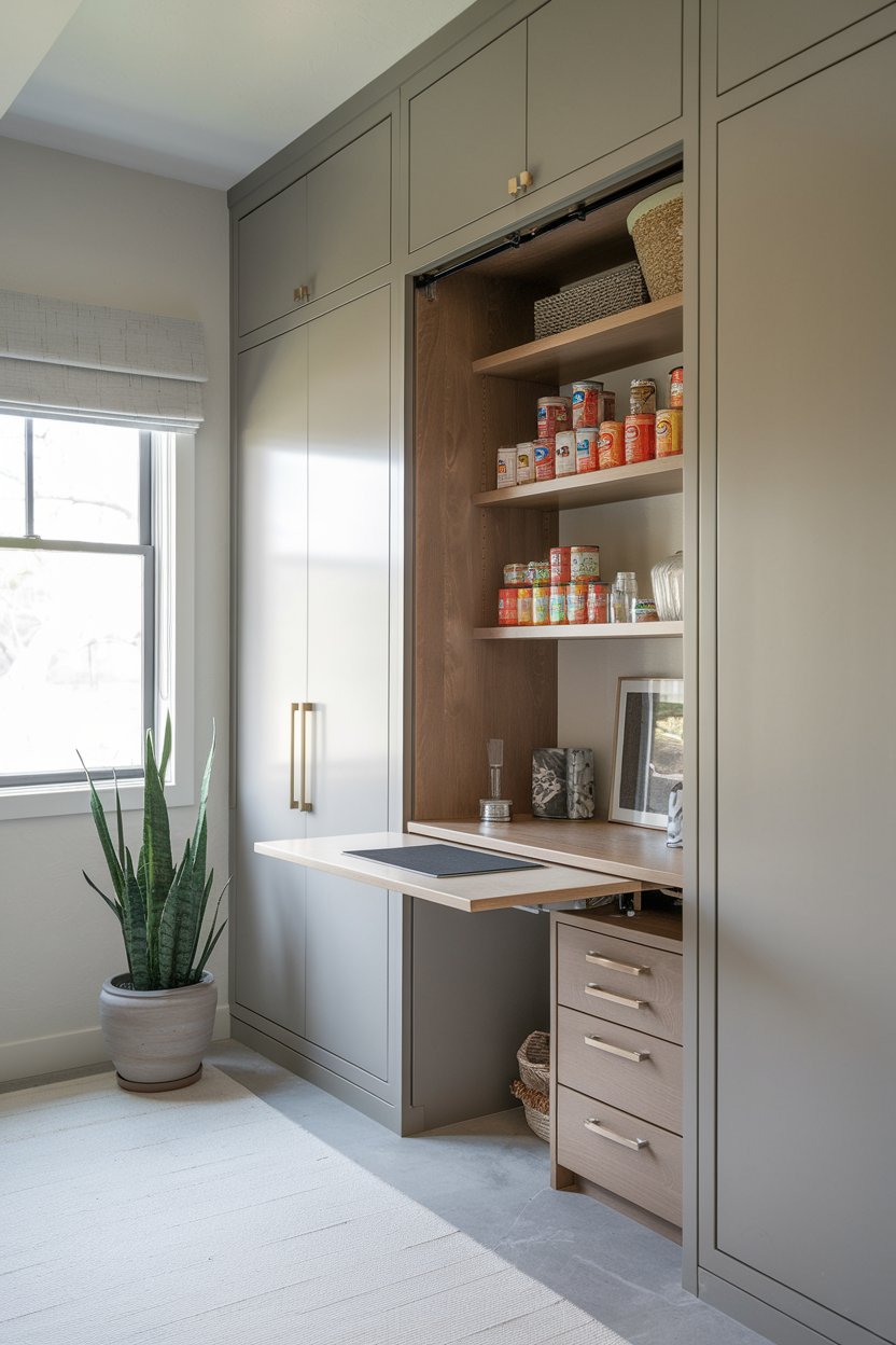 45 Smart Pantry Home Office Ideas for 2025 – Space-Saving Design Ideas for Small & Modern Workspaces
