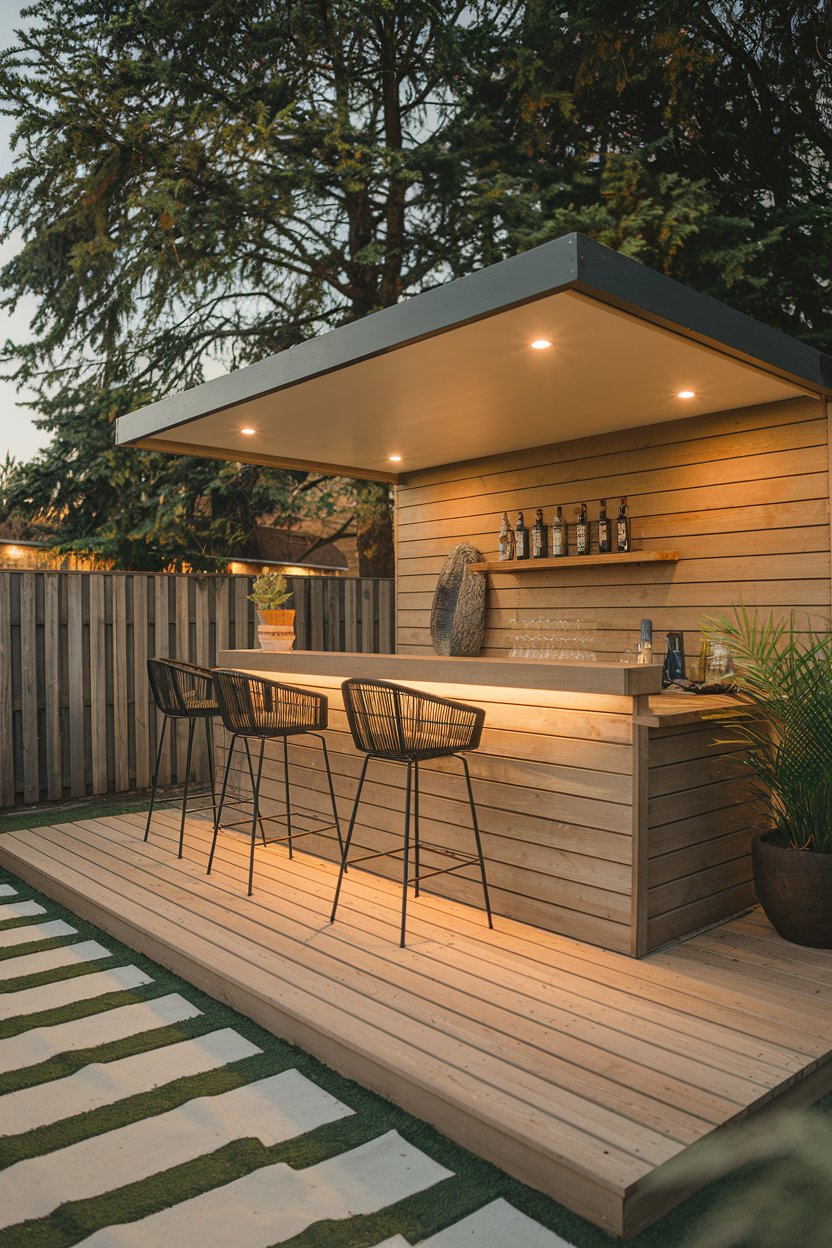 39 Outdoor Bar Ideas 2025 – DIY, Rustic, Modern, Budget-Friendly ...