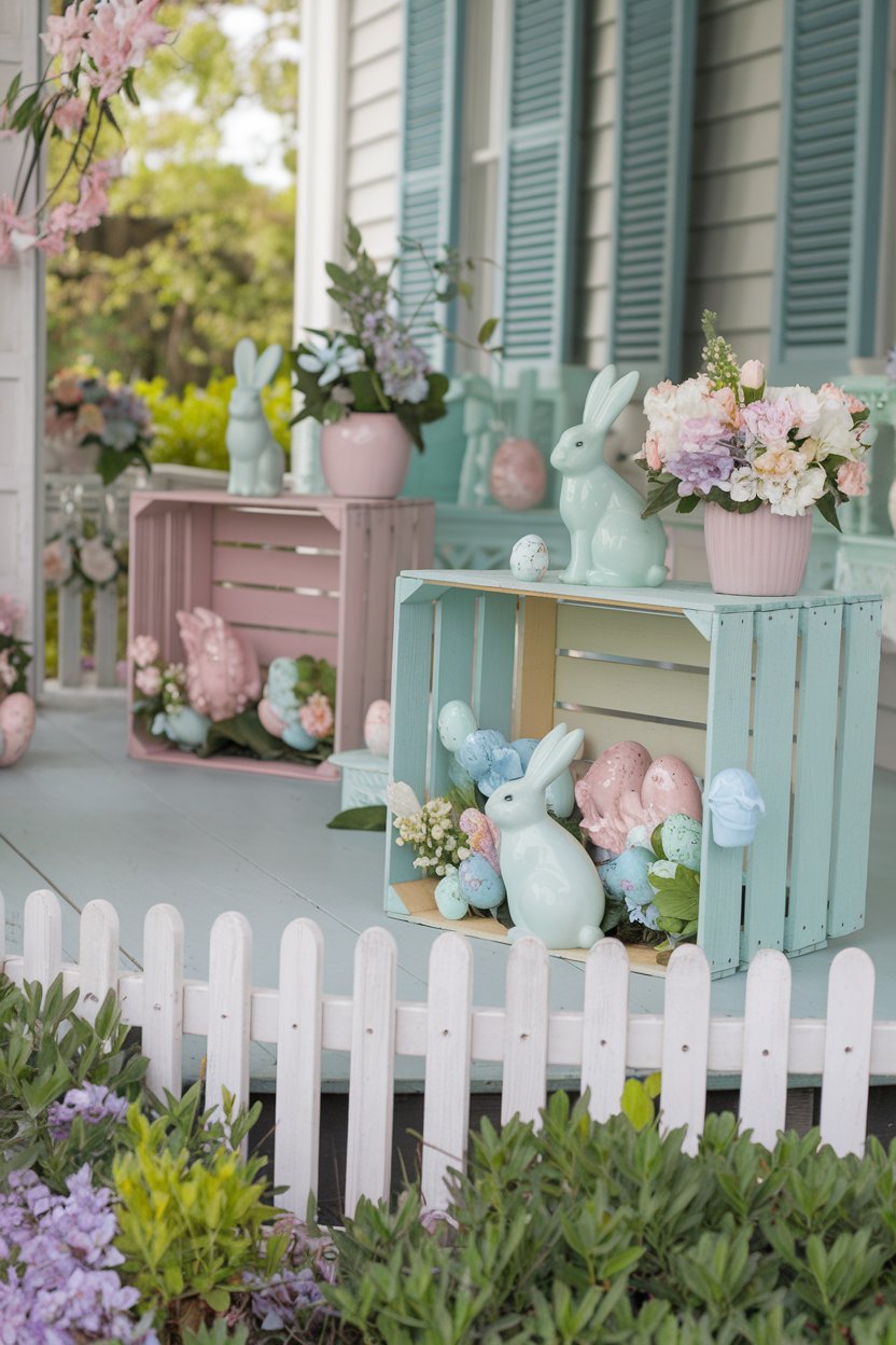 Easter Porch Decor 2025 – 45 Stunning Outdoor Ideas from Farmhouse to ...