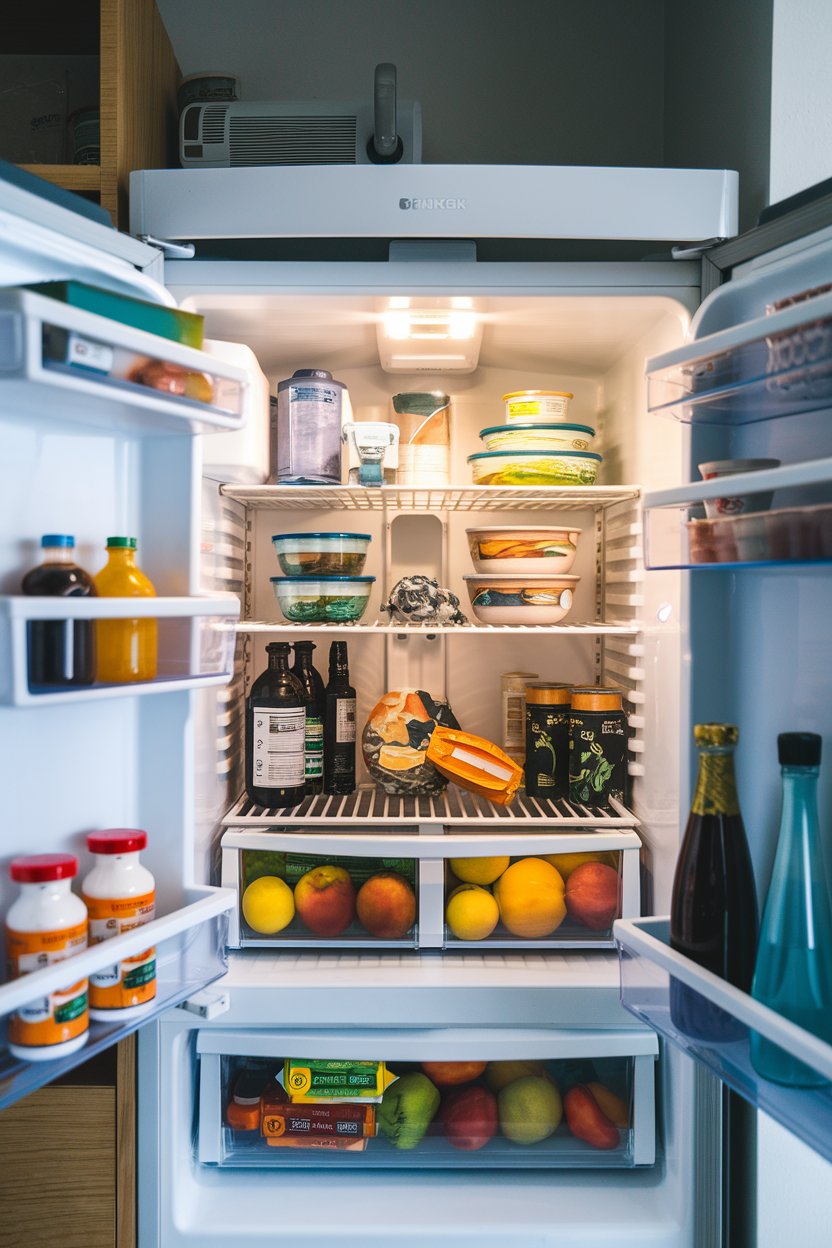 Small Fridge Organization 2025: 42 Space-Saving Ideas for Tiny Kitchens ...
