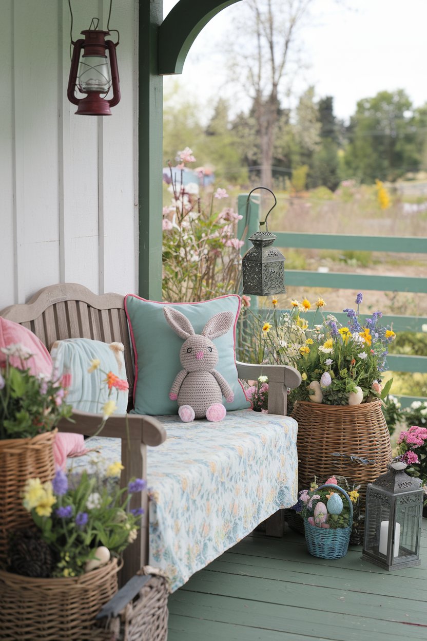 Easter Porch Decor 2025 – 45 Stunning Outdoor Ideas from Farmhouse to ...