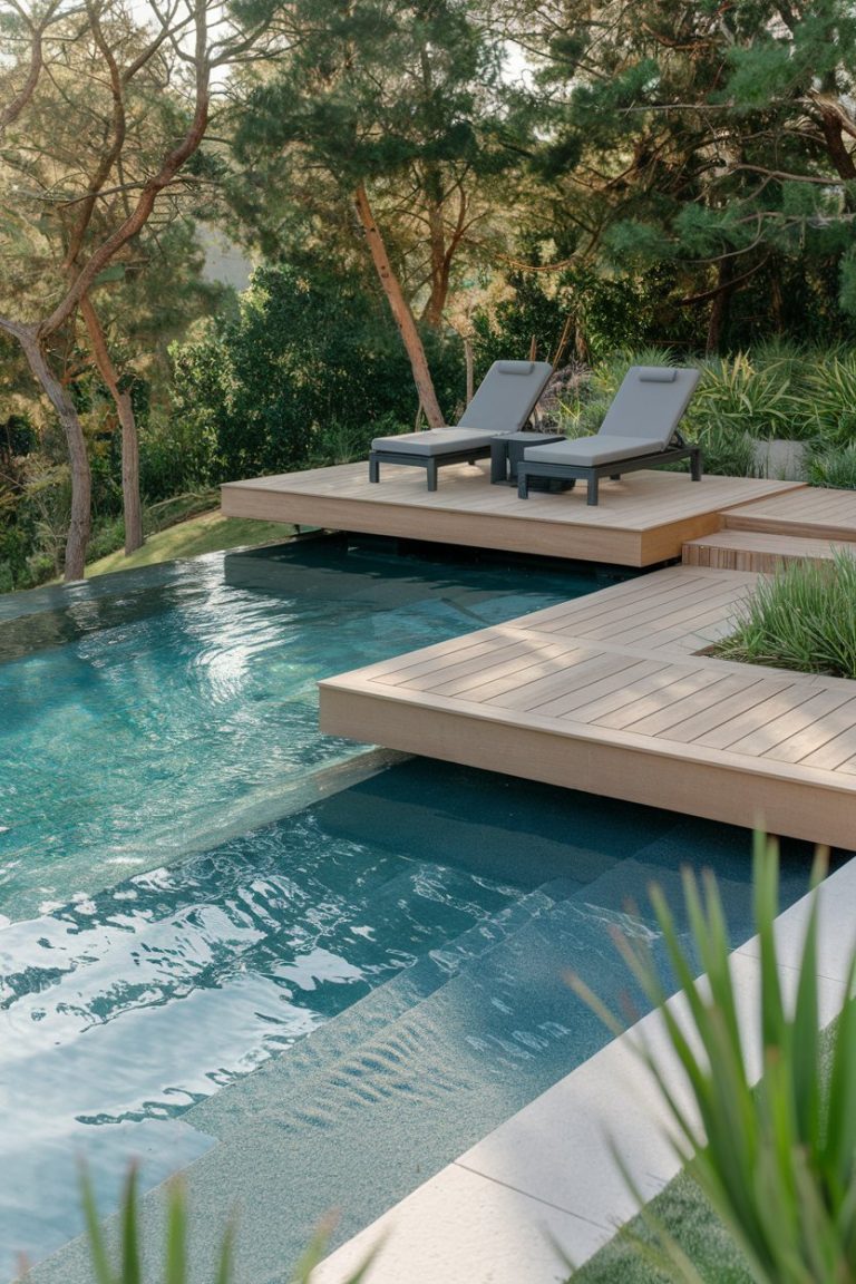 Outdoor Pool Area Ideas 2025 – 41 Stunning Backyard Designs for Luxury ...