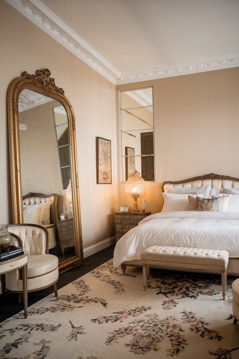 Standing Mirror Decorating 2025: 45 Stylish Ideas for Bedrooms, Living ...