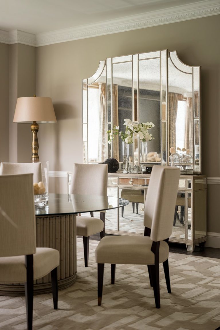 43 Creative Ideas for Decorating with Mirrors in Your Dining Room ...