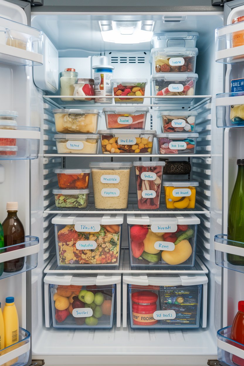 Small Fridge Organization 2025: 42 Space-Saving Ideas for Tiny Kitchens ...