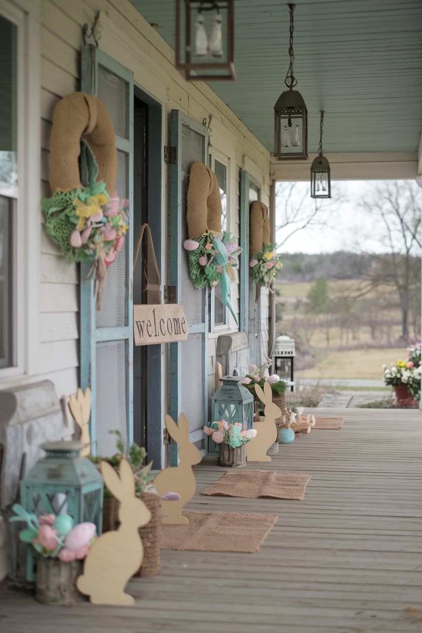 Easter Porch Decor 2025 – 45 Stunning Outdoor Ideas from Farmhouse to ...