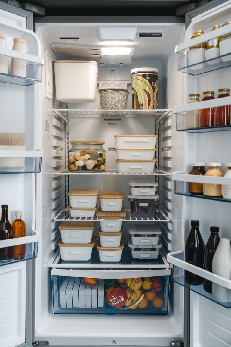 Small Fridge Organization 2025: 42 Space-Saving Ideas for Tiny Kitchens ...