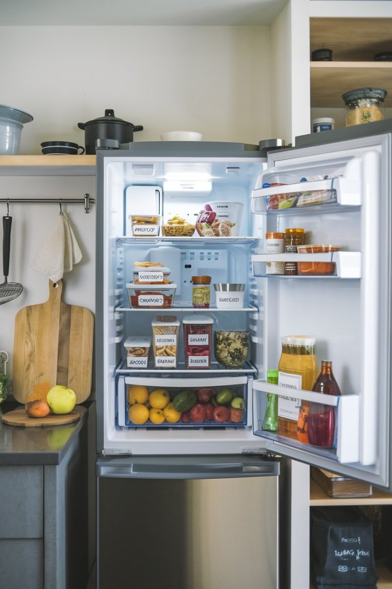 Small Fridge Organization 2025: 42 Space-Saving Ideas for Tiny Kitchens ...