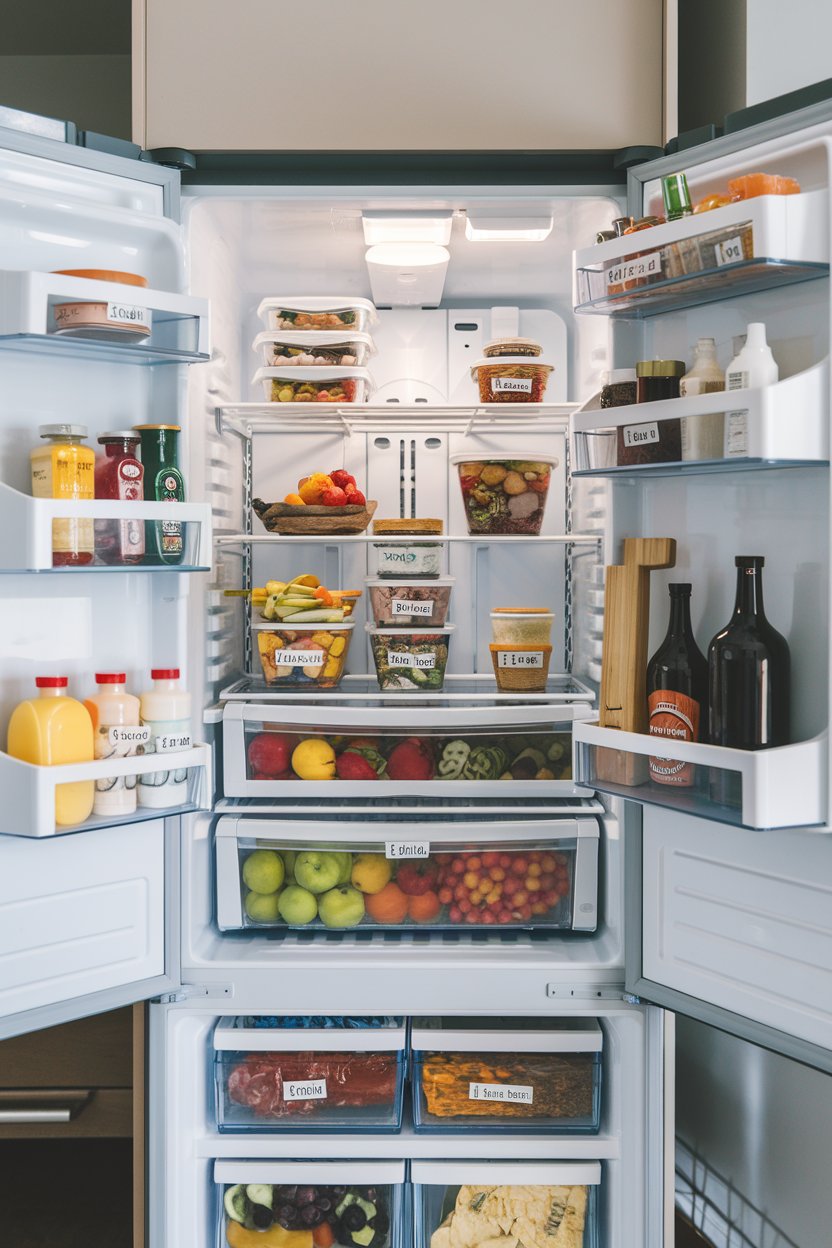 Small Fridge Organization 2025: 42 Space-Saving Ideas for Tiny Kitchens ...