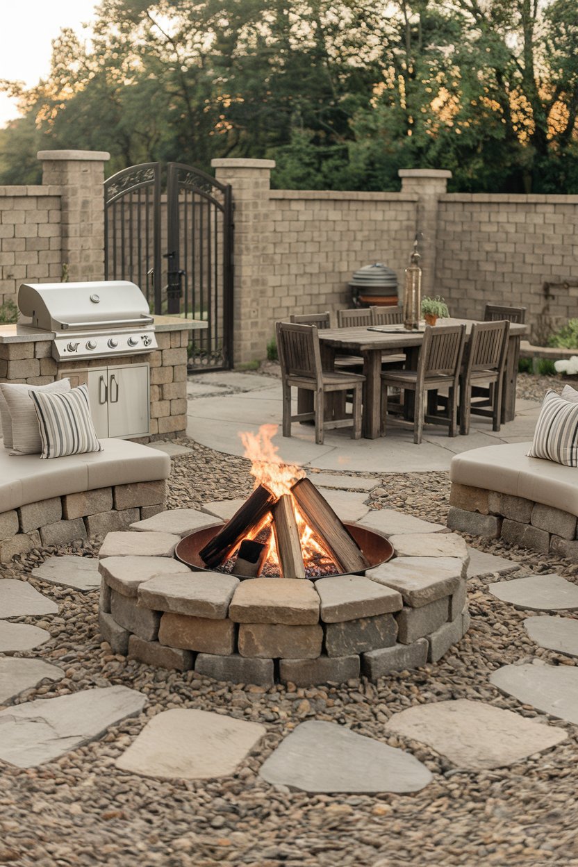 Outdoor Fire Pit Area 2025: 45 Stunning Backyard Ideas for Cozy, Rustic ...