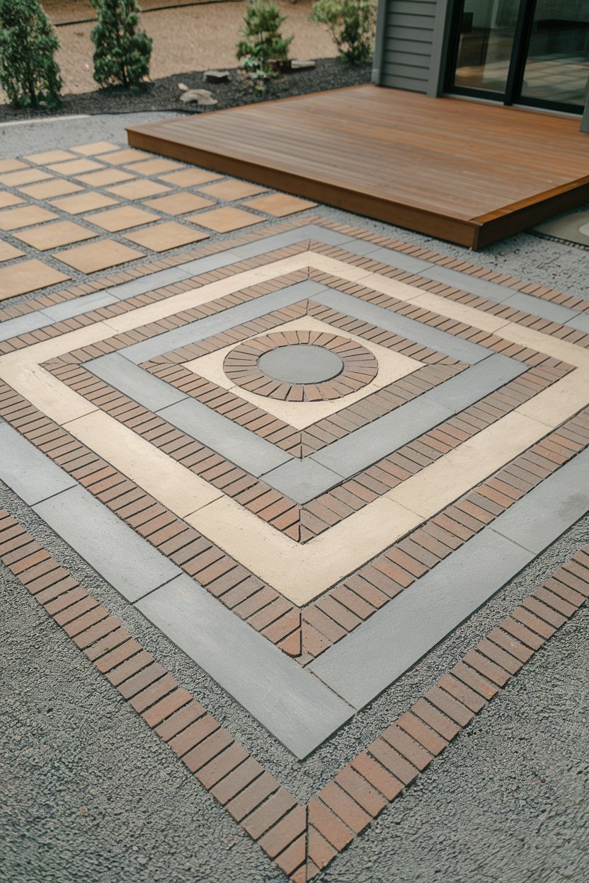 Top 42 Paver Patio Ideas 2025 – Modern Layouts, Brick, Stone, and 24x24 ...