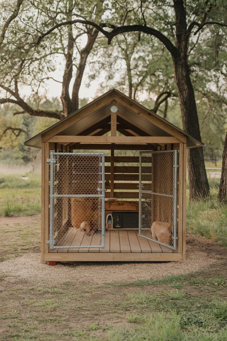 40 Best Outdoor Dog Kennel Ideas 2025: Cheap, DIY, Brick, Raised ...