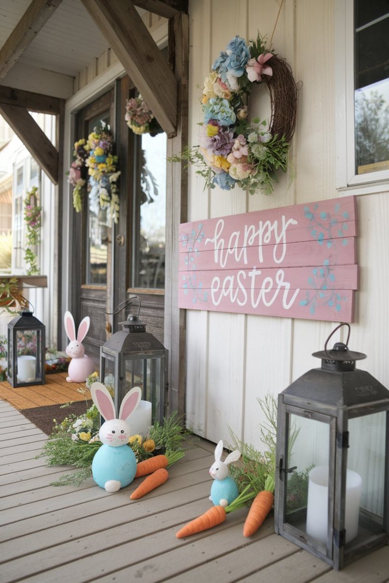 Easter Porch Decor 2025 – 45 Stunning Outdoor Ideas from Farmhouse to ...