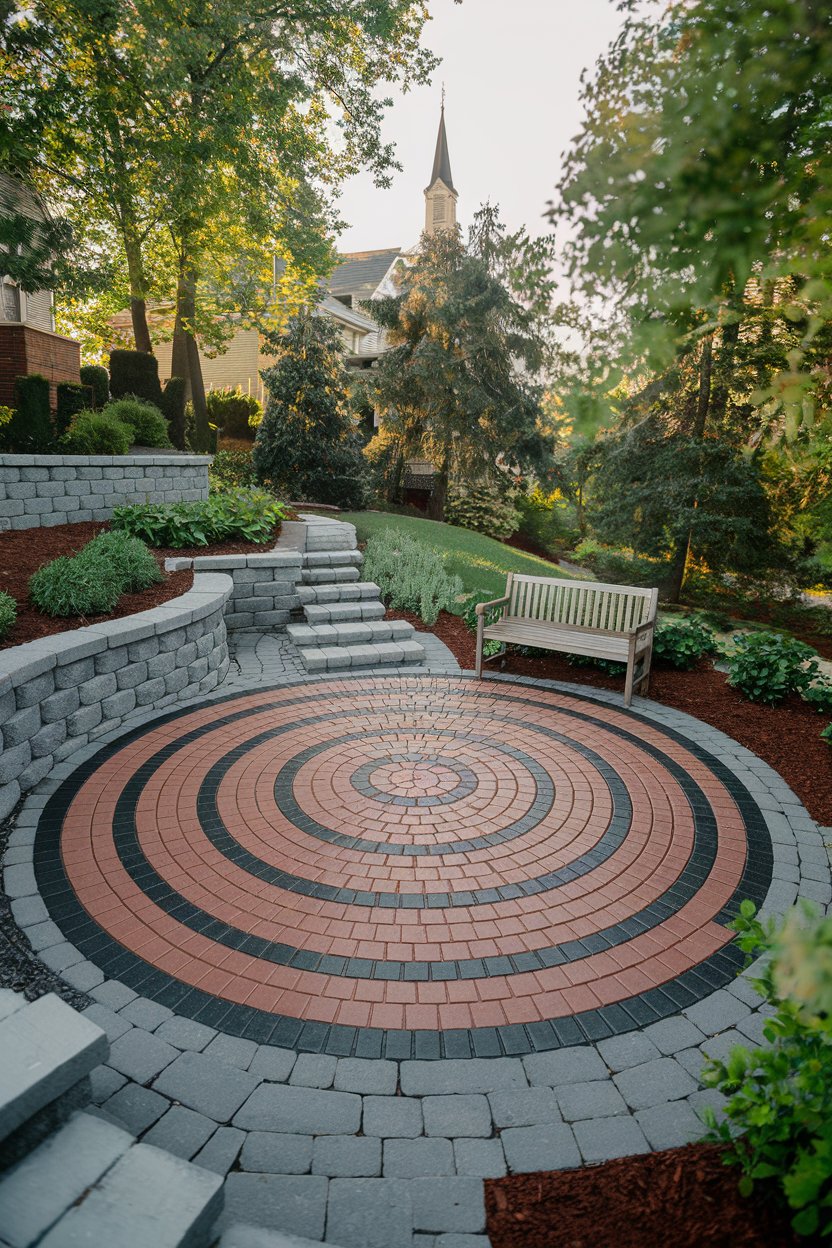 Top 42 Paver Patio Ideas 2025 – Modern Layouts, Brick, Stone, and 24x24 ...