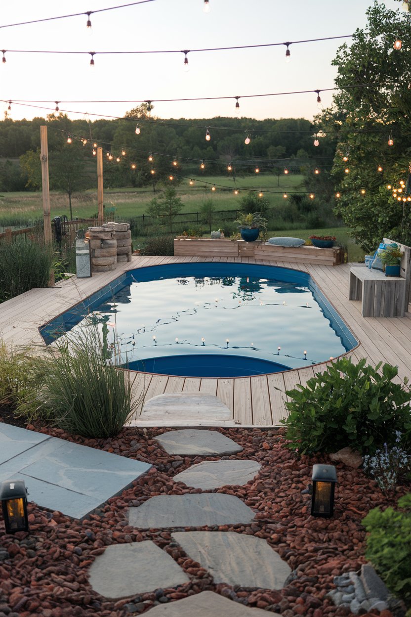 Outdoor Pool Area Ideas 2025 – 41 Stunning Backyard Designs for Luxury ...